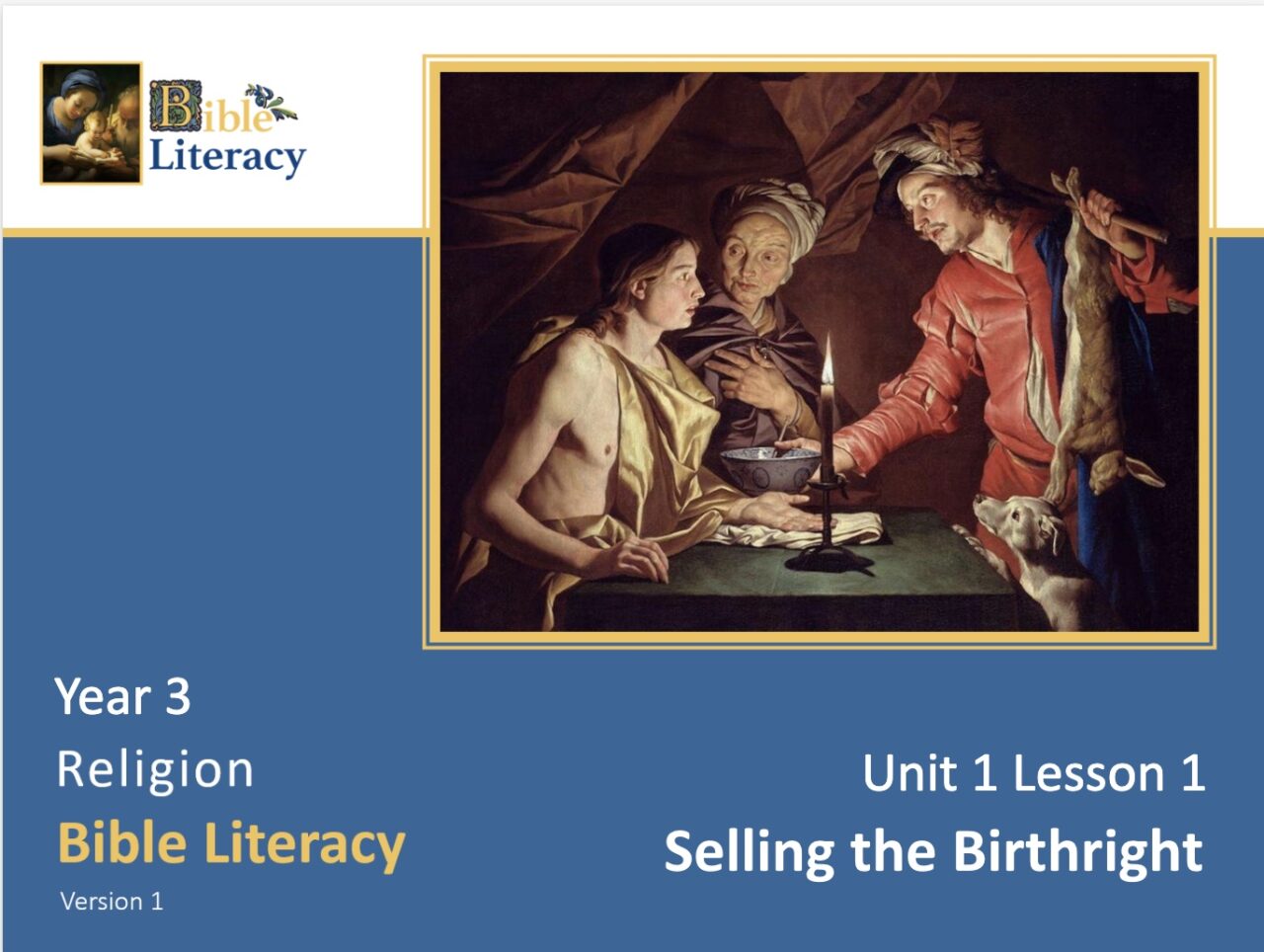 Bible Literacy - Unit 1