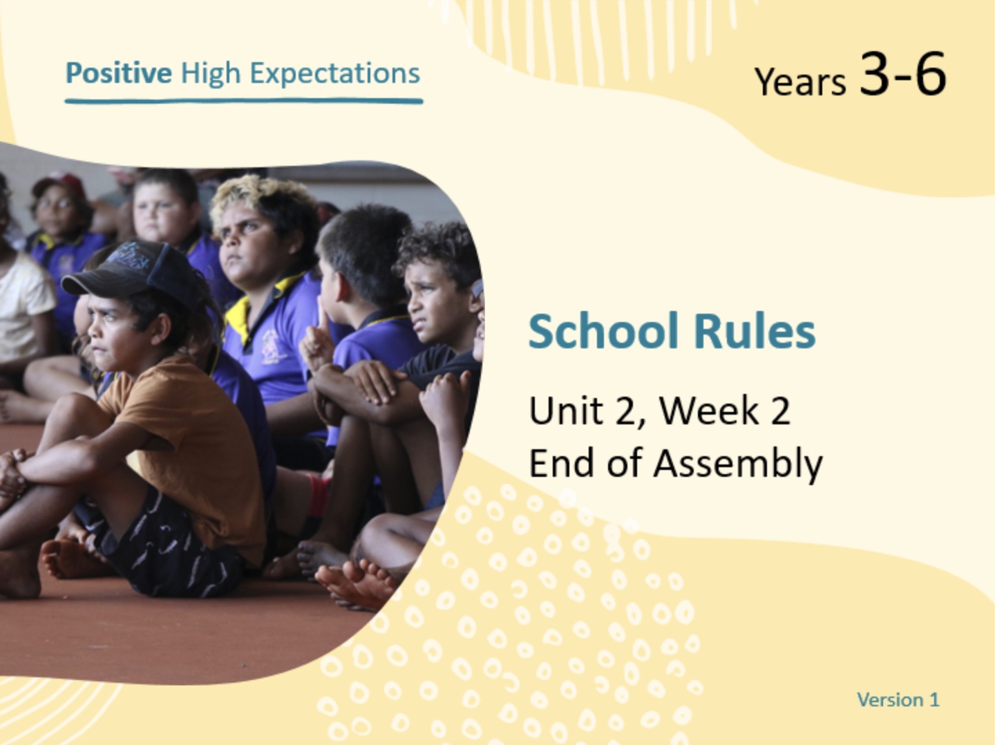 ECIS - Positive High-Expectations - Unit 2