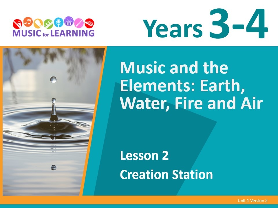 Music for Learning – Unit 1 - Good to Great Schools Australia