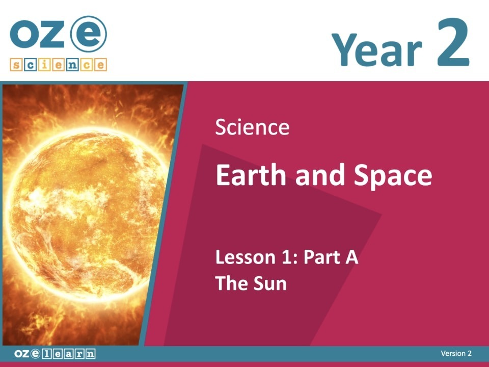 Science – Earth and Space – Version 2 - Good to Great Schools Australia