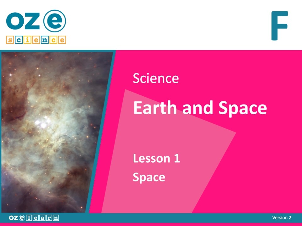 Science – Earth and Space – Version 2 - Good to Great Schools Australia