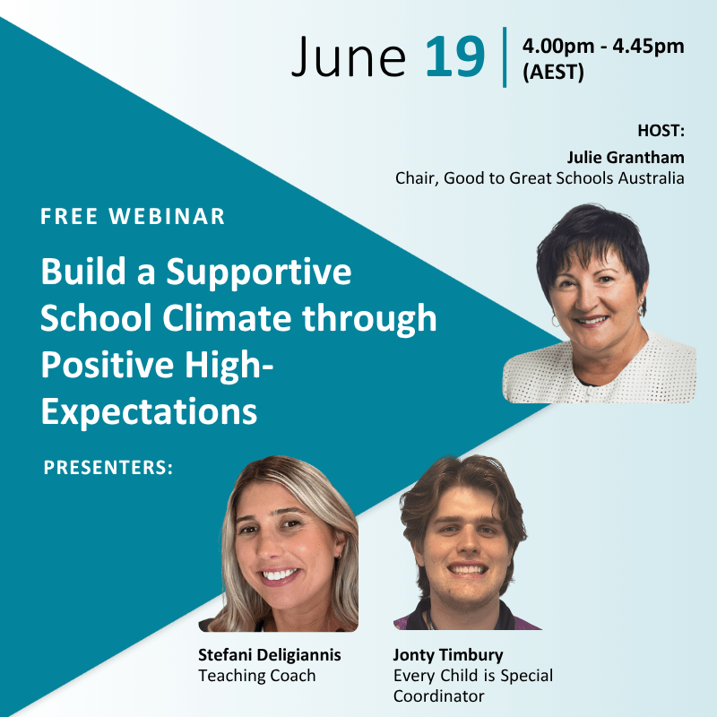 Build a Supportive School Climate through Positive High-Expectations