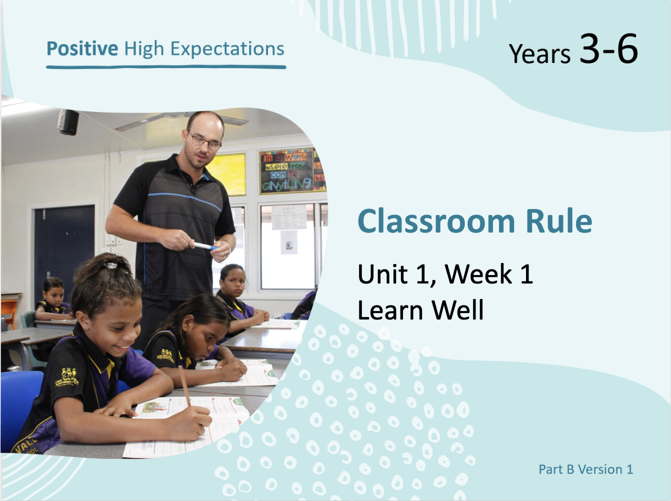 ECIS PART B – Positive High-Expectations – Unit 1 - Good to Great ...